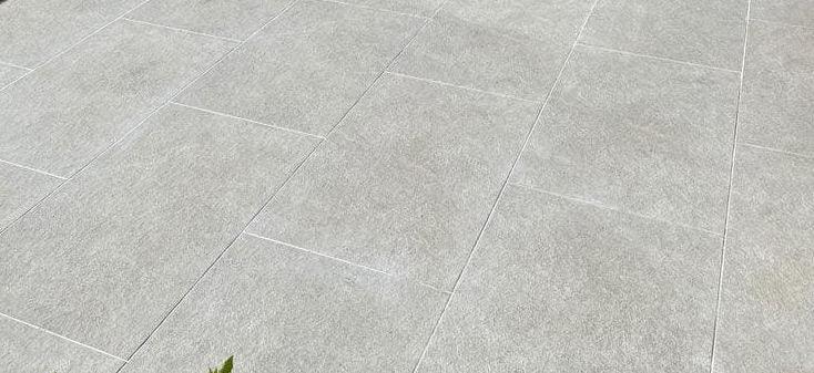 Monolith Porcelain Paving, Outdoor Tiles - cream color