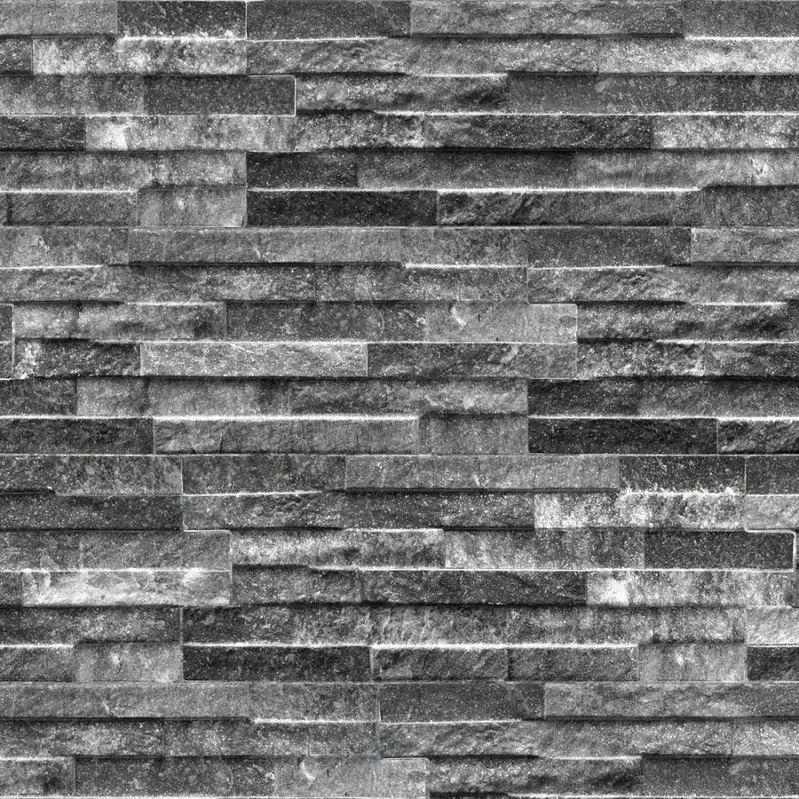 Dark Grey Porcelain Split Face Italian Wall Tiles